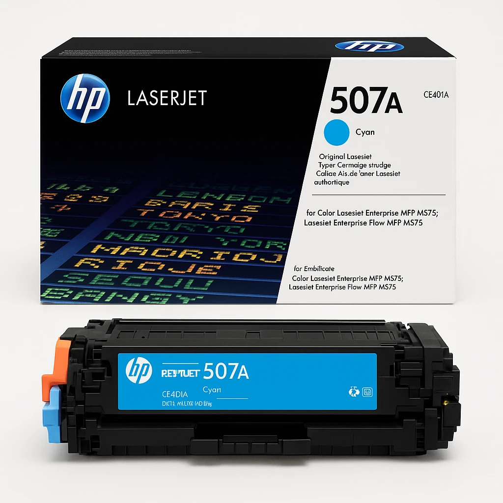 HP 507A - Cián - original - LaserJet - cartucho de tóner (CE401A ...